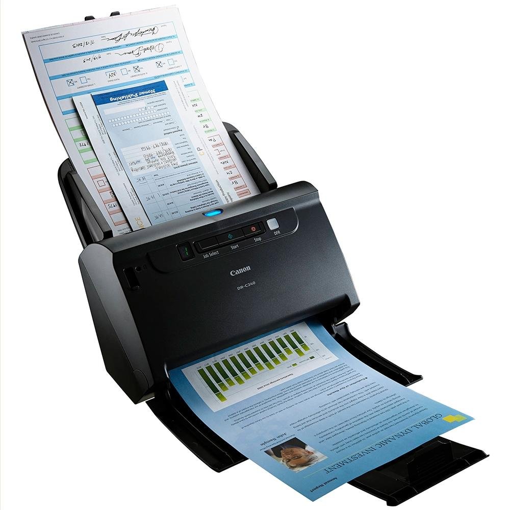 Scanner de Mesa Canon Color, Duplex - DR-C230 | KaBuM!