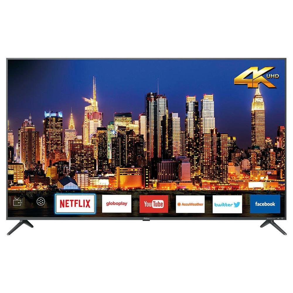Smart TV Philco 58 Polegadas LED 4K UHD, 4 HDMI, 2 USB, Conversor ...