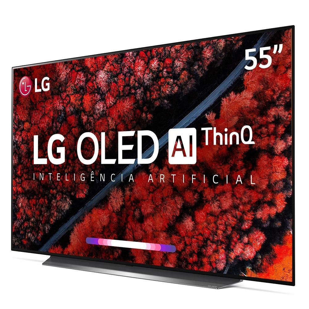 Smart TV LG 55 Polegadas OLED 4K UHD, 4 HDMI, 3 USB, Wi-Fi, Bluetooth ...