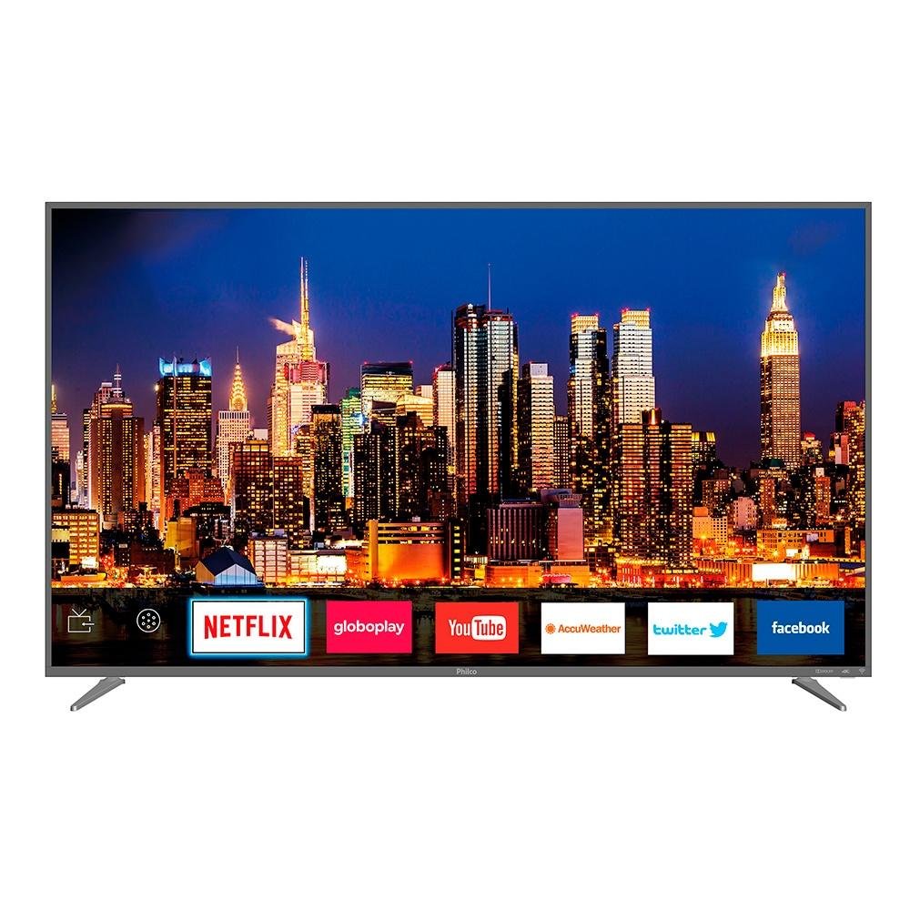 Smart TV Philco 70 Polegadas LED 4K UHD, 4 HDMI, 2 USB, HDR - 99703001