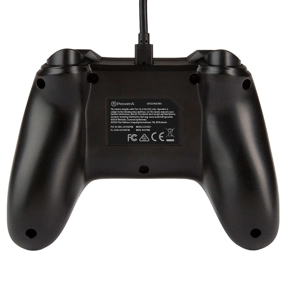 Controle Power A para Nintendo Switch Wired Controller Black Matte com ...