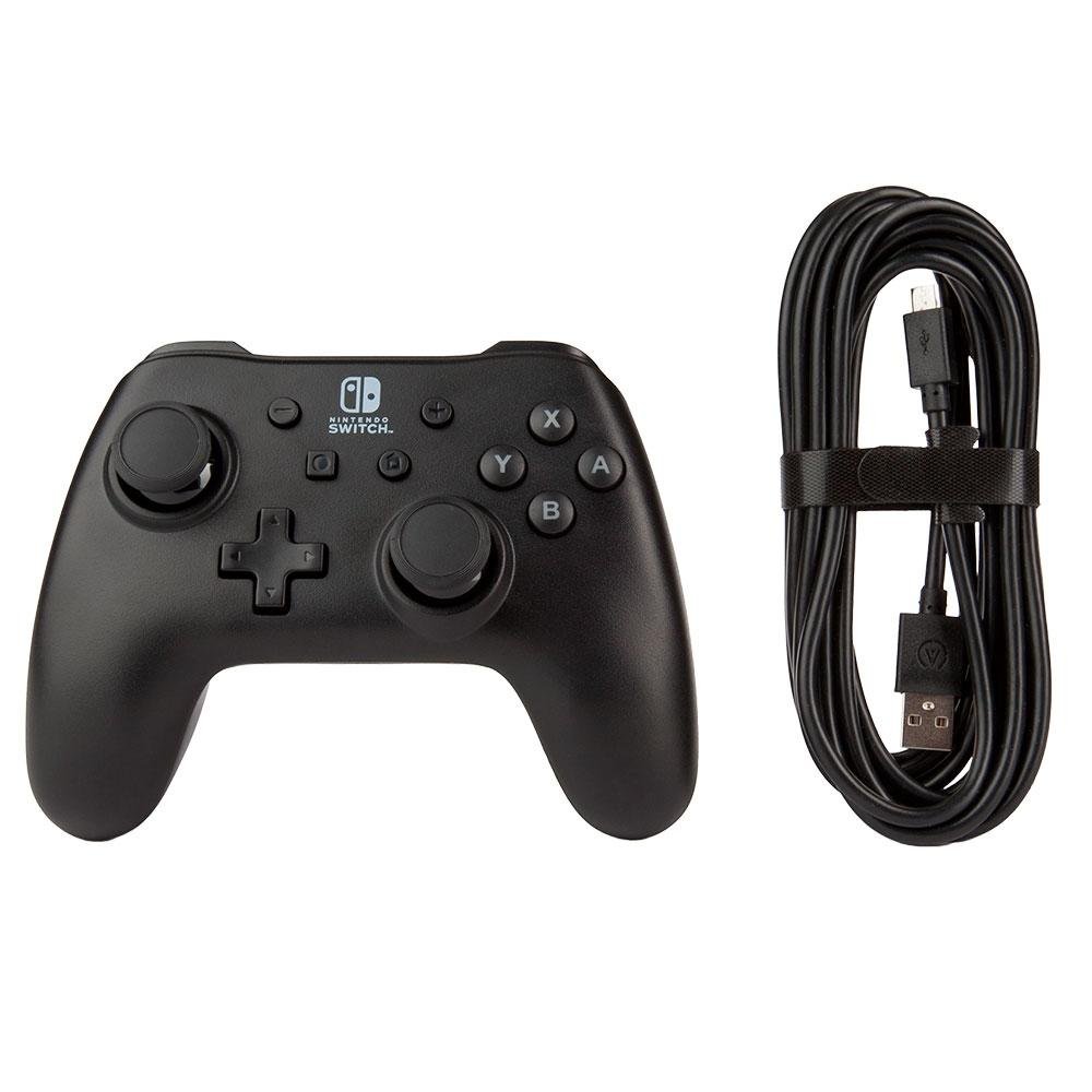 Controle Power A para Nintendo Switch Wired Controller Black Matte com ...