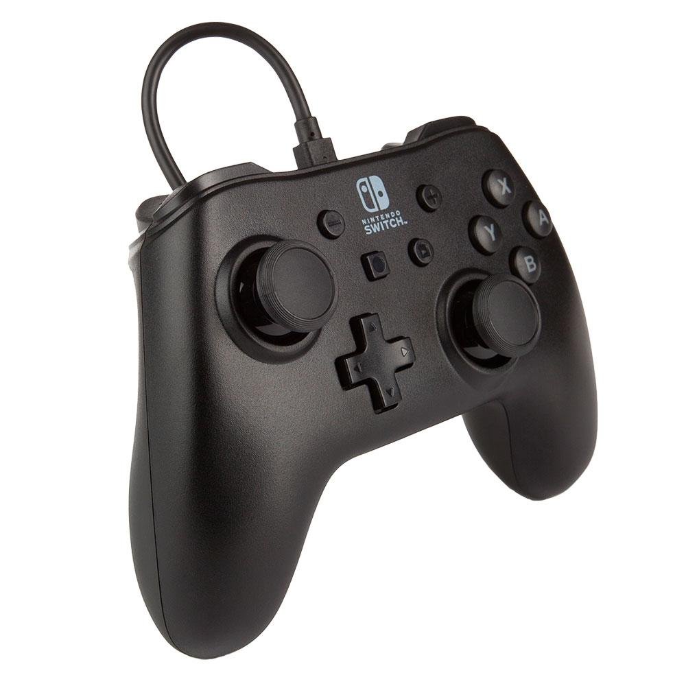 Controle Power A para Nintendo Switch Wired Controller Black Matte com ...