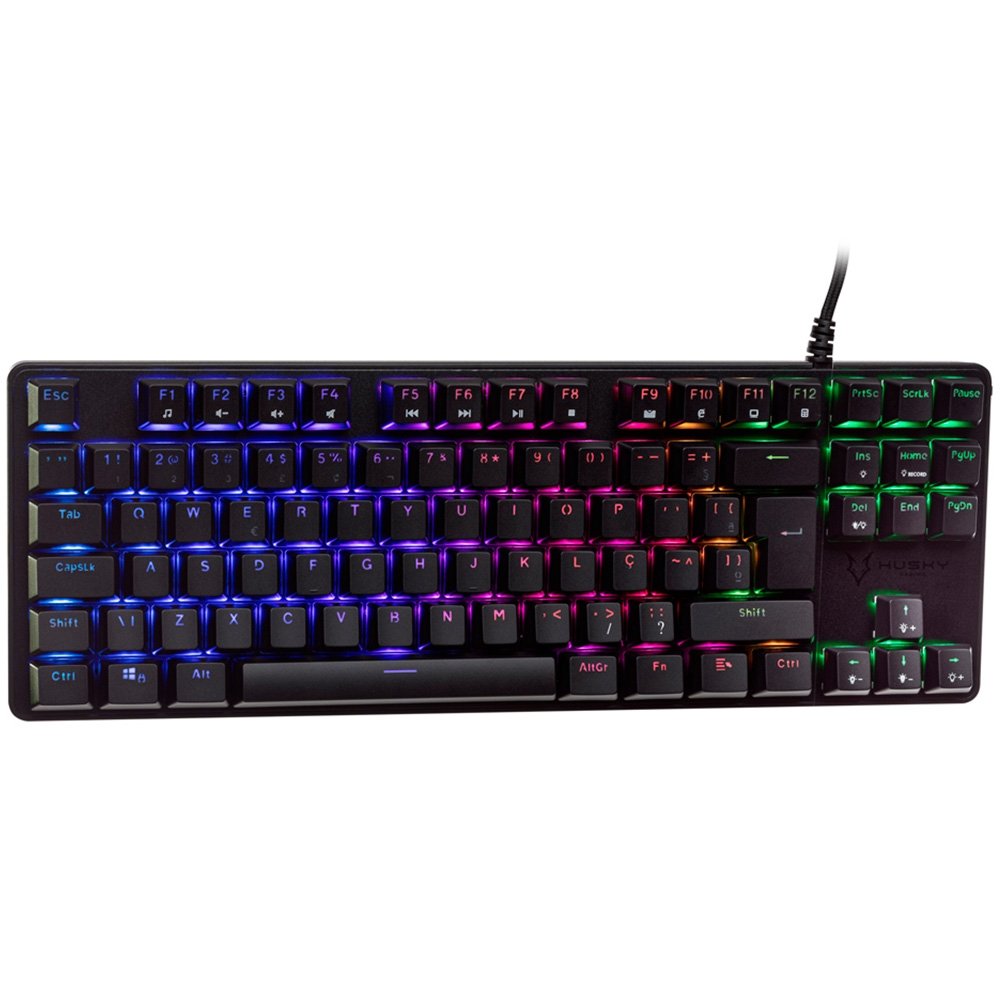 Teclado Mecânico Gamer Husky Gaming Snow, TKL, RGB, Switch Outemu Brown ...