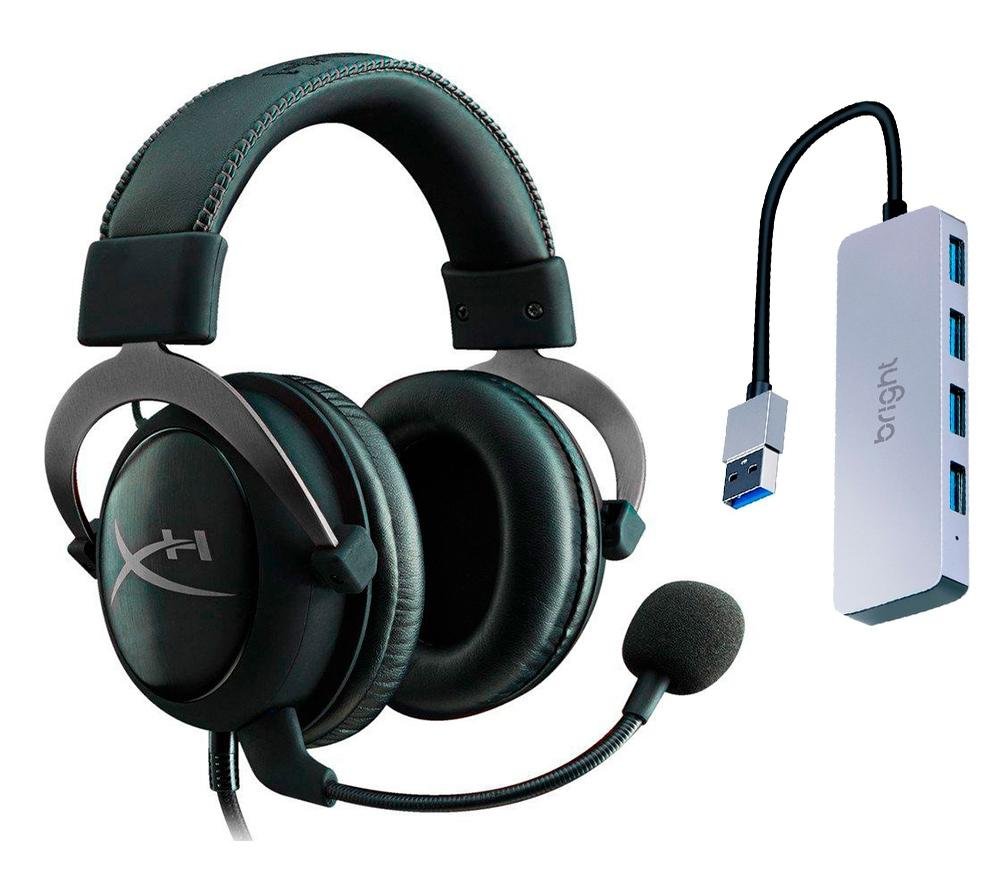 Headset Gamer HyperX Cloud II, Som Surround 7.1, Drivers 53mm, USB e P3 ...