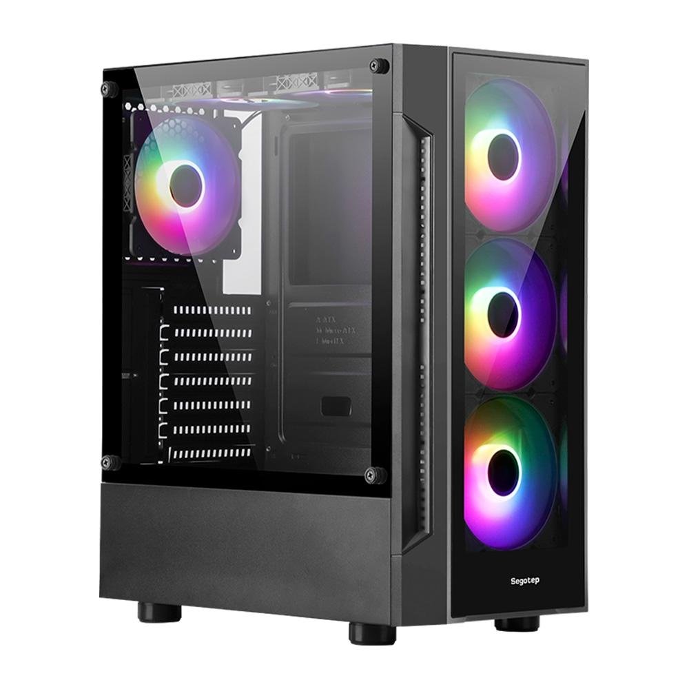 Gabinete Gamer Segotep Flexi 5, Mid Tower | KaBuM!