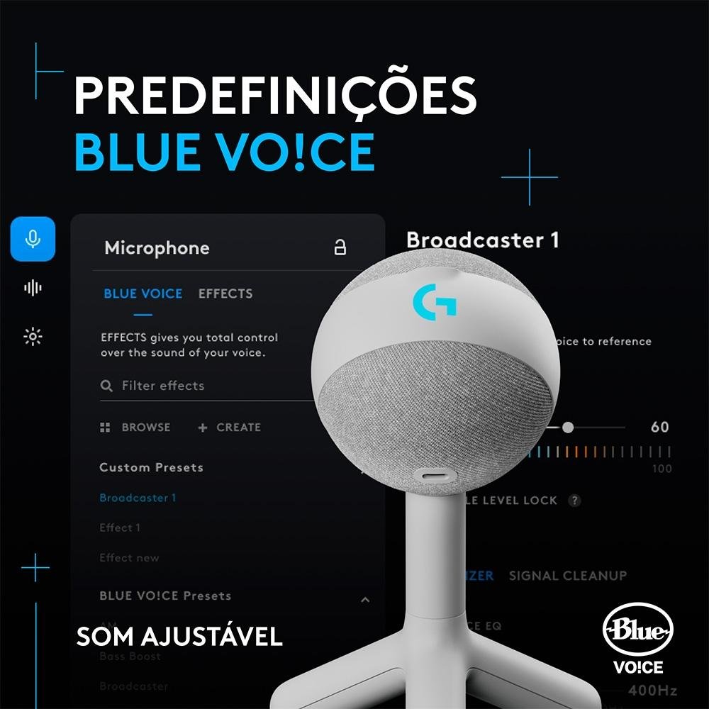 Microfone Gamer Logitech G Yeti Orb | KaBuM!