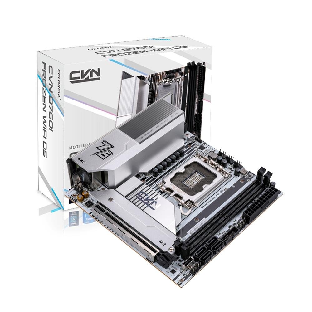 Placa Mãe Colorful CVN B760I Frozen WIFI | KaBuM!