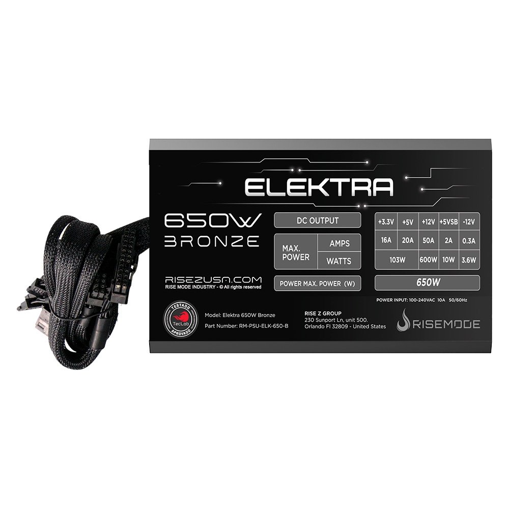 Fonte 650W 80 Plus Bronze PFC | KaBuM!