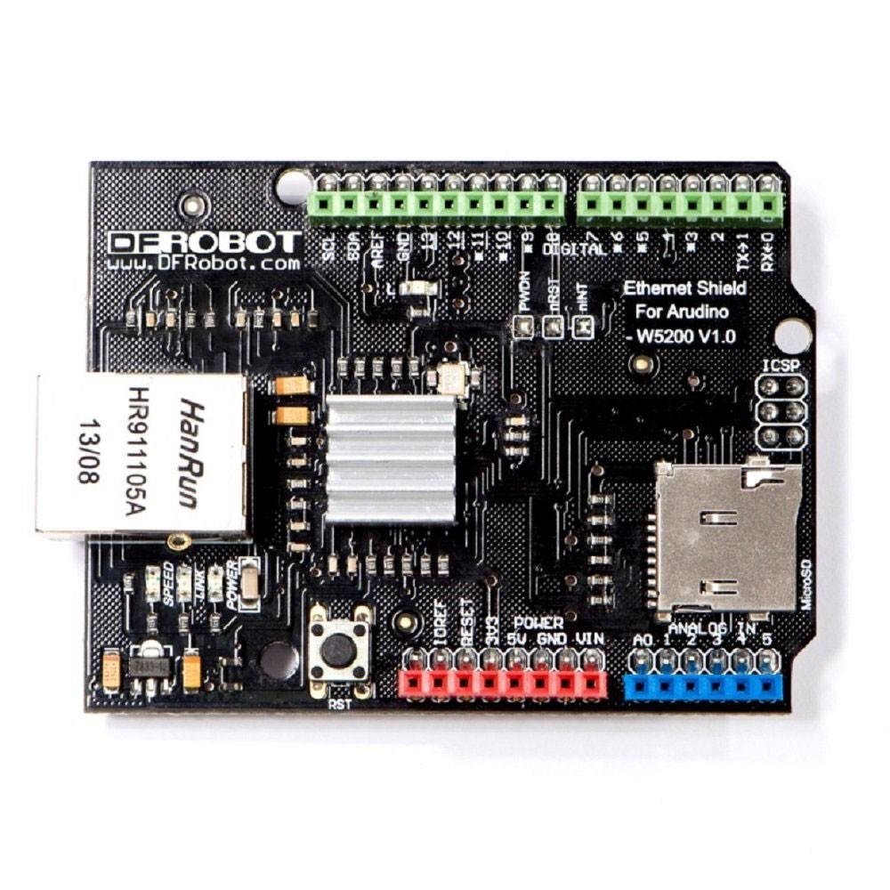DFRobot Ethernet Shield para Arduino W5200