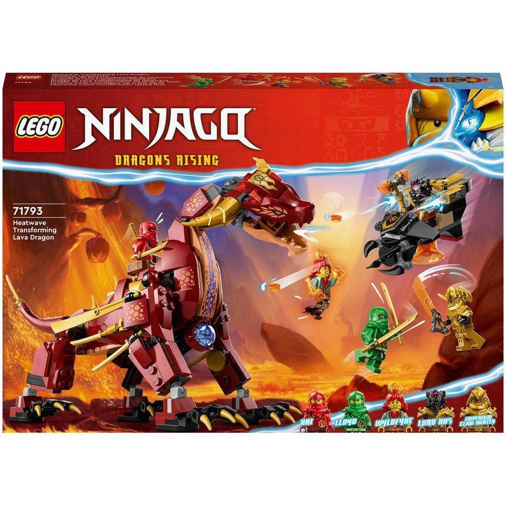 LEGO Ninjago Dragão Heatwave Mutável de Lava