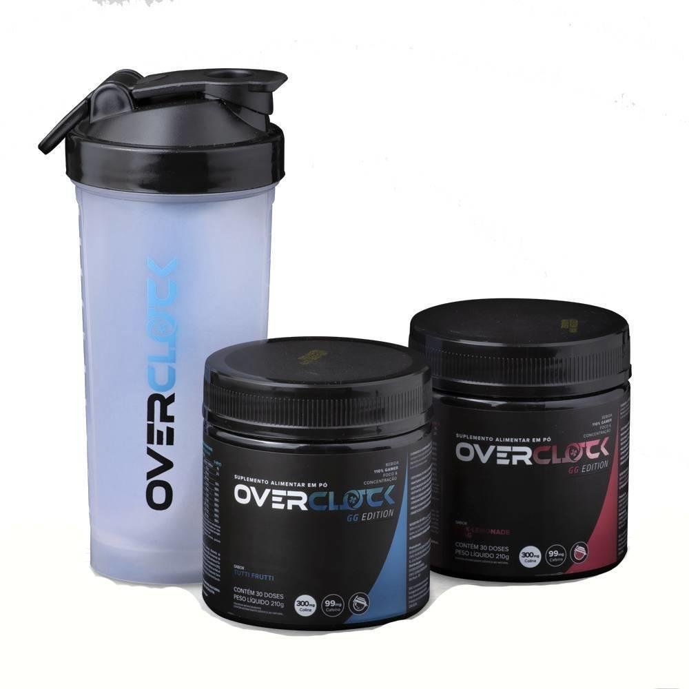 Combo Duplo Classic Bebida Overclock Gg KaBuM