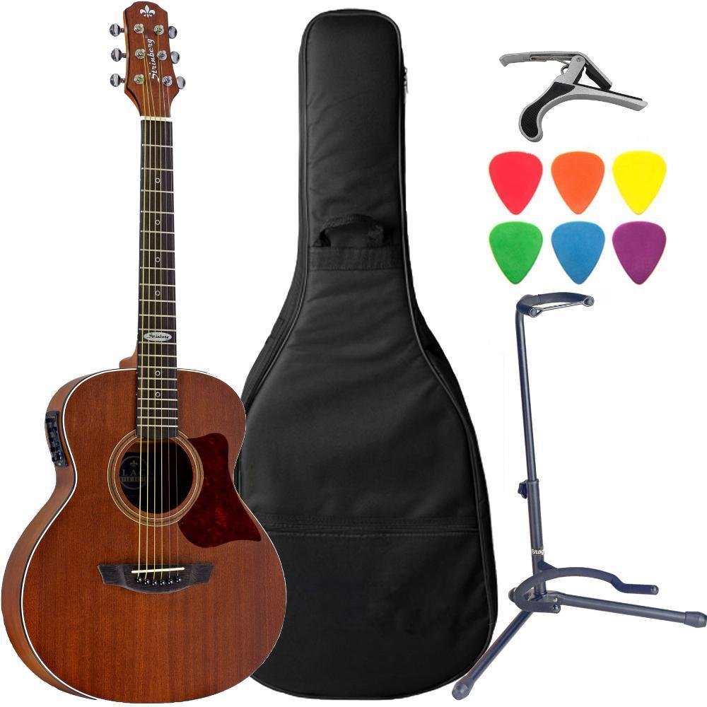 Violão Strinberg Sj200 Mahogany + Capa Luxo | KaBuM!