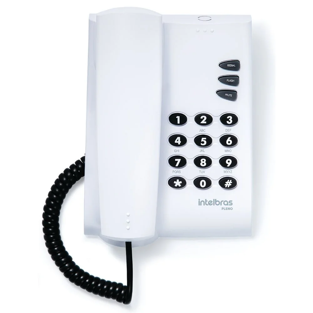 Kit 08 Telefones Com Fio Mesa Ou Parede Pleno