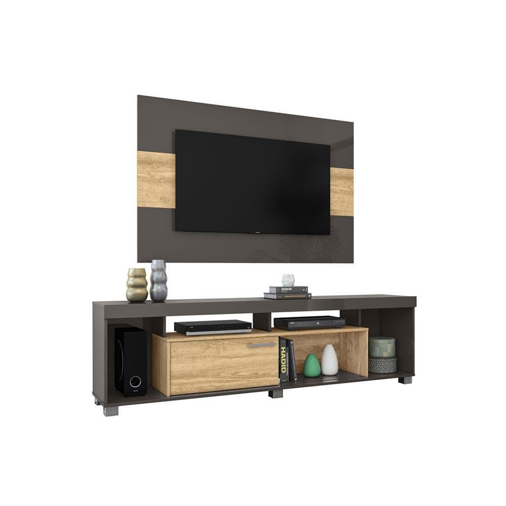Rack Com Painel Tomaz Para Tv Até 65 Polegadas