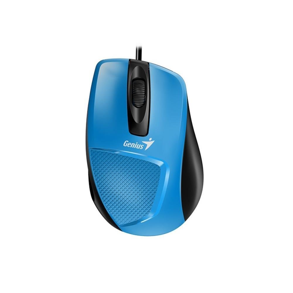 Mouse Genius Dx-150x Ergonômico, Azul | KaBuM!