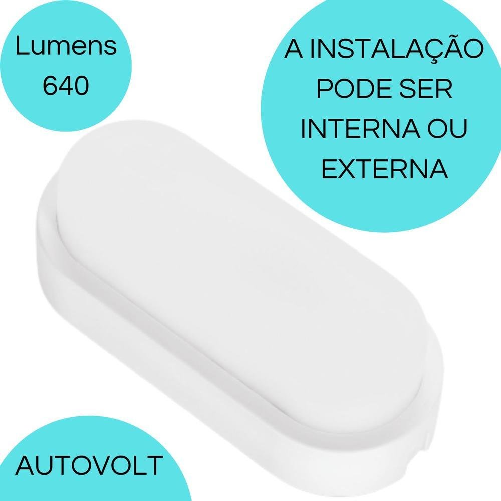 5 Arandela Tartaruga G-Light LED, 8W/15W, Ip65 | KaBuM!