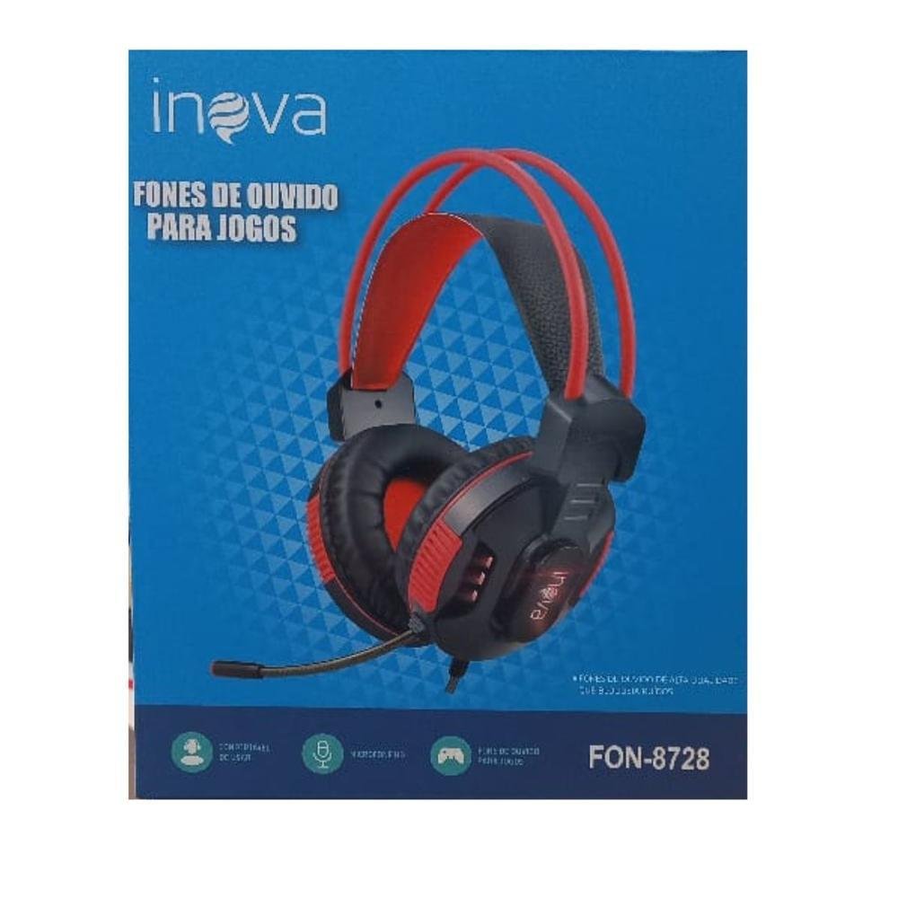 Fone De Ouvido Gamer Basike Headset Microfone