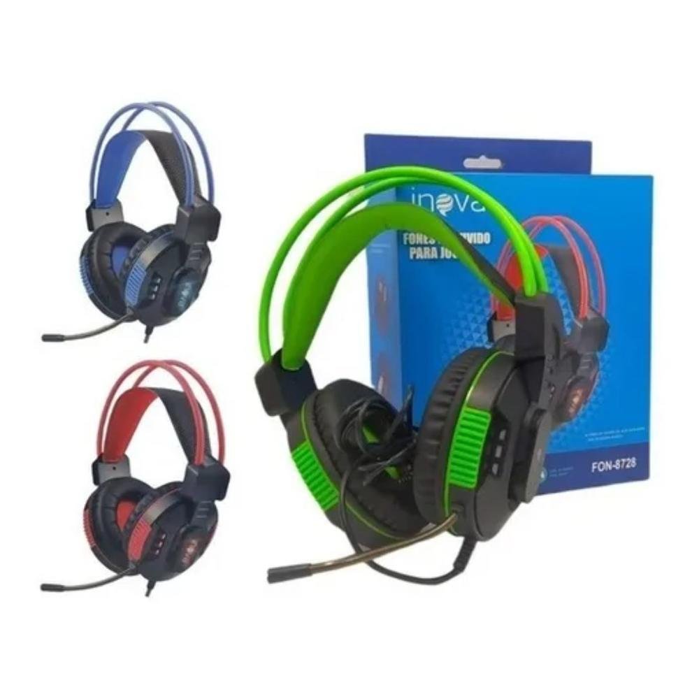 Fone De Ouvido Gamer Basike Headset Microfone