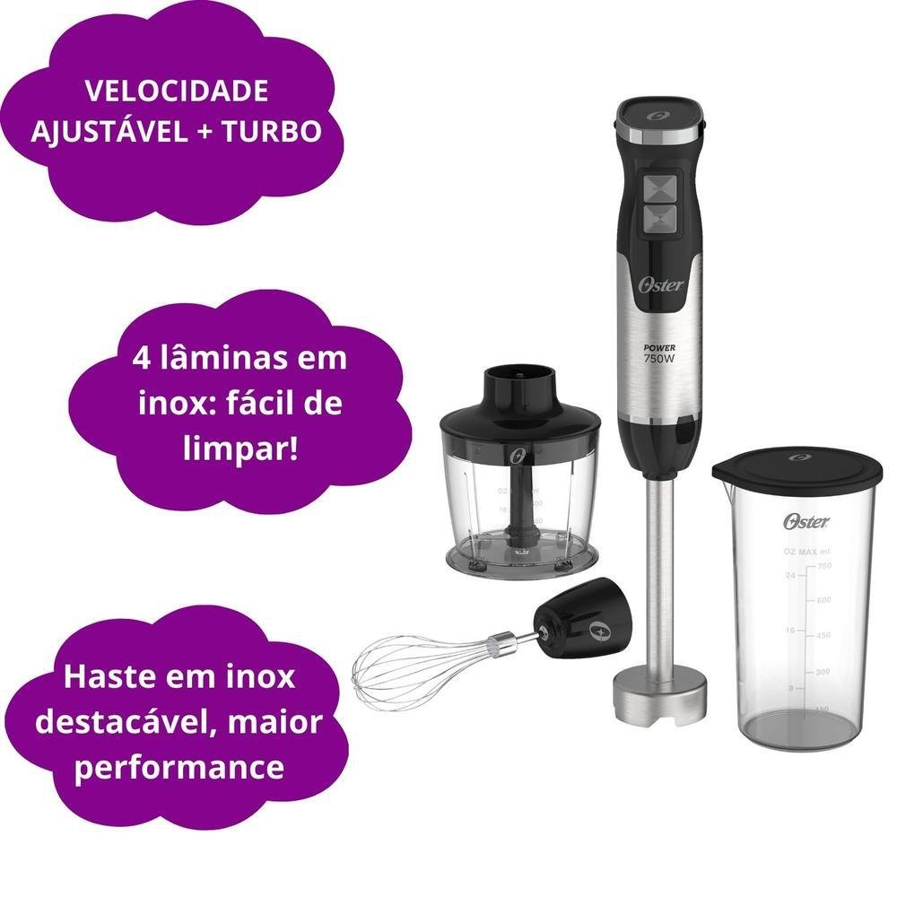 Kit Oster com 3 Mixer, 750 ml, 750w, 127v | KaBuM!
