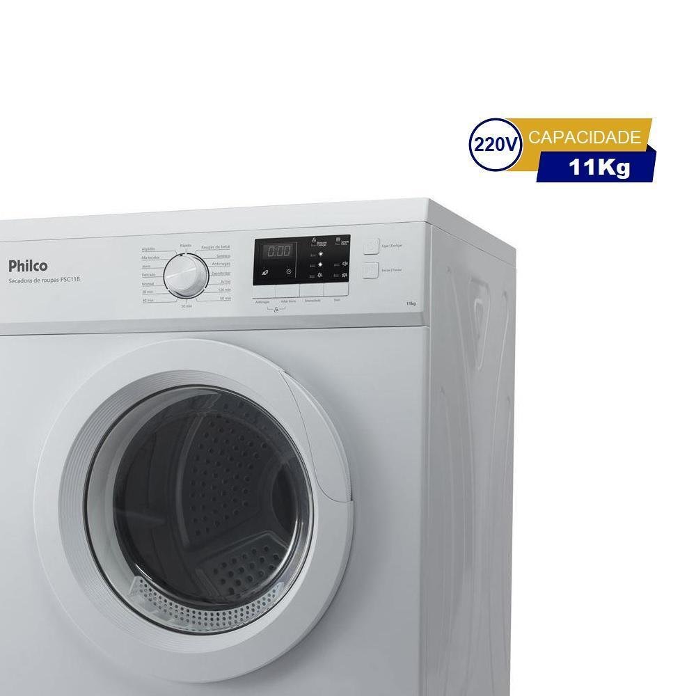 Secadora De Roupas Philco Psc11b, 1800w, 11kg | KaBuM!