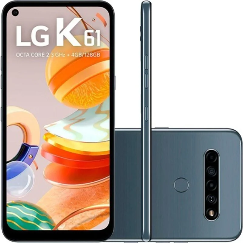 USADO Smartphone Lg K61 Titânio KaBuM
