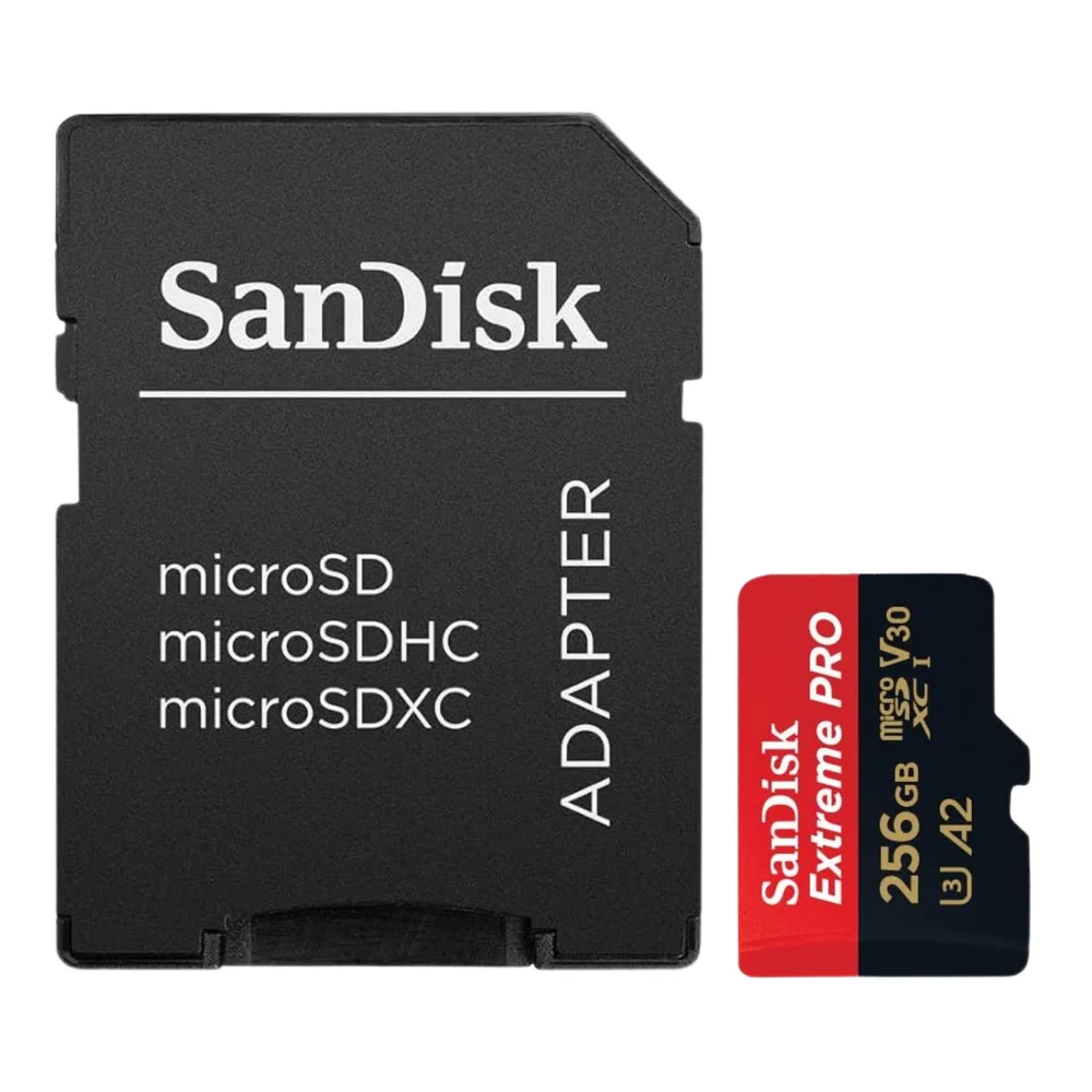 Carto Micro SDXC Sandisk Extreme Pro 256GB KaBuM