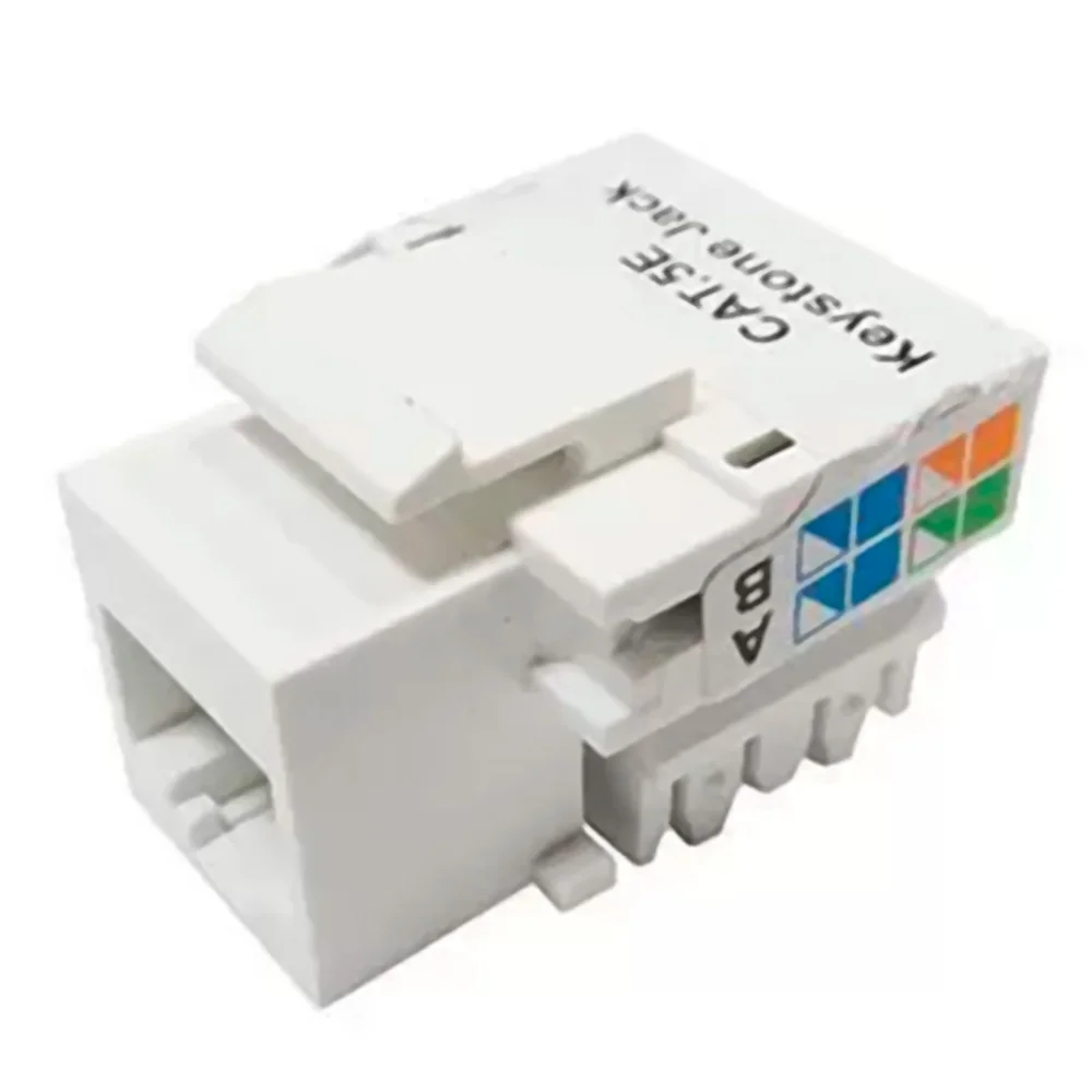 Conector Rj45 Keystone Cat 5e Branco KaBuM