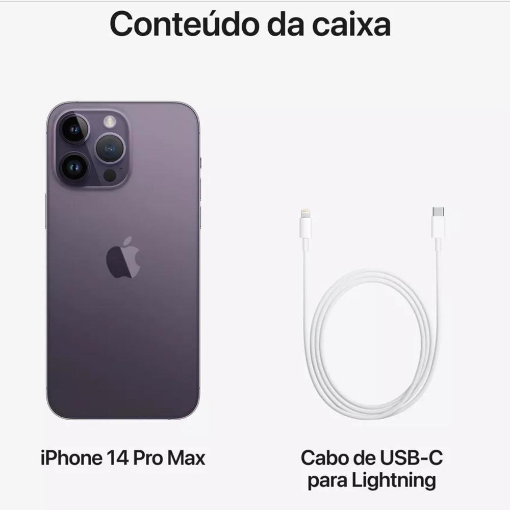 Apple Iphone 14 Pro Max 1 Tb Roxo Profundo KaBuM
