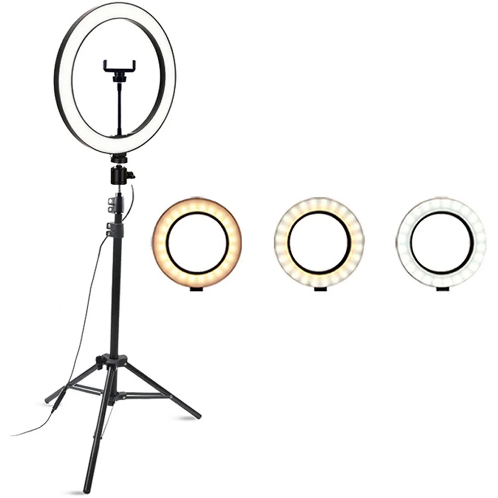 Ring Light Led 26cm 10p Tripé 210cm Selfie