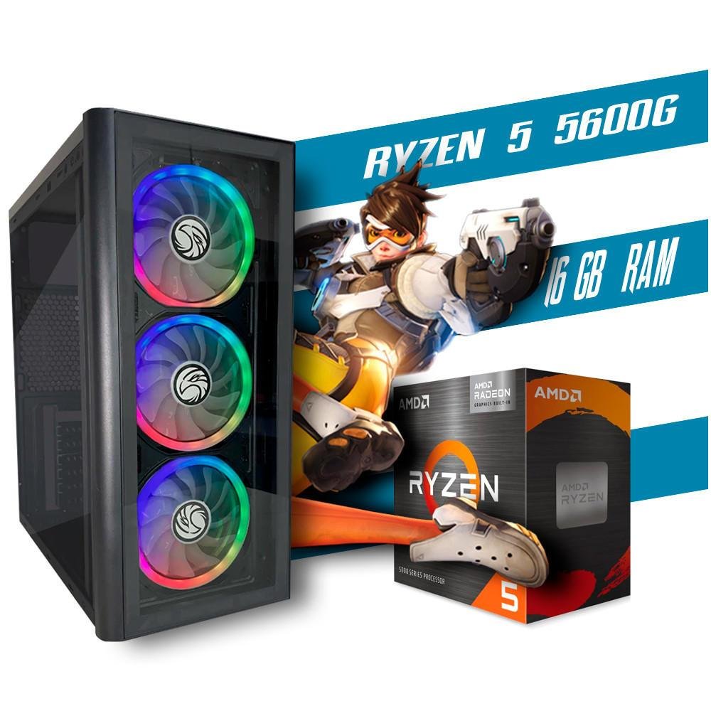 PC Gamer Safegamer Ryzen 5 5600g 1tb KaBuM