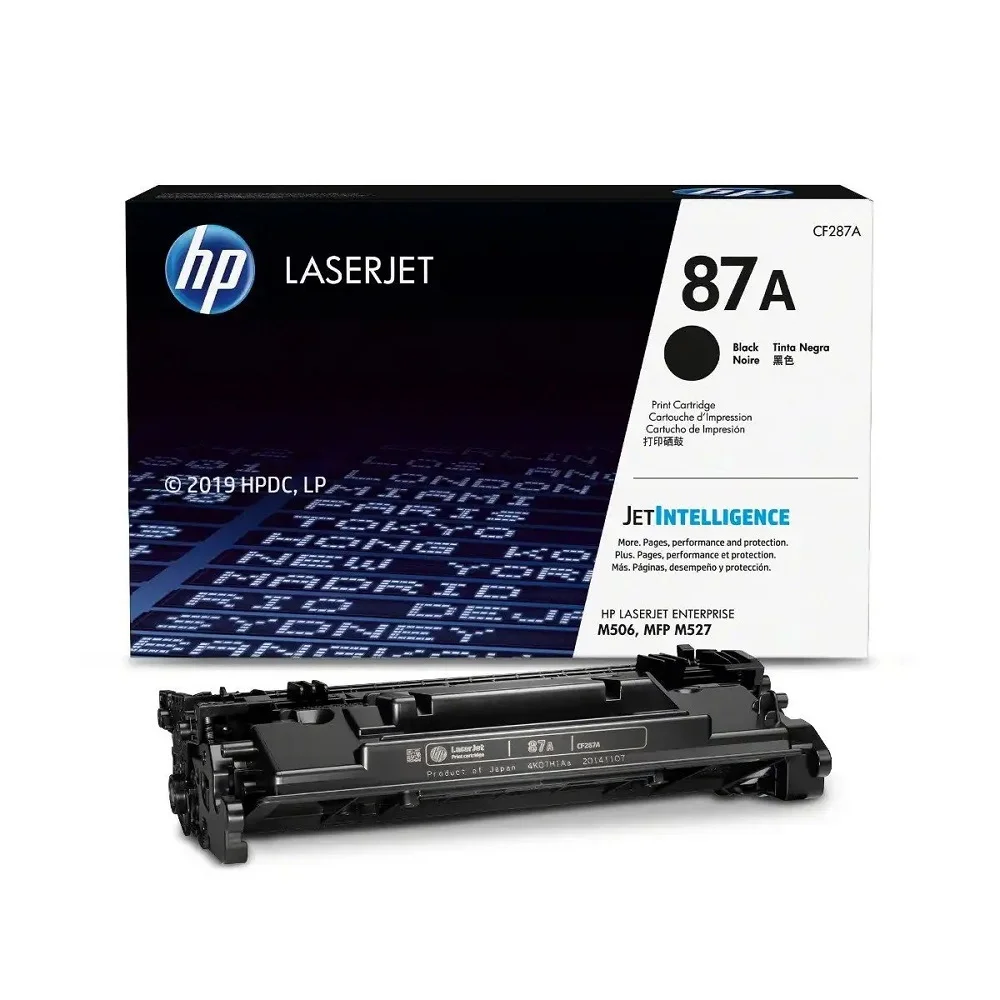 Cartucho De Toner Hp 87aPreto Cf287a KaBuM