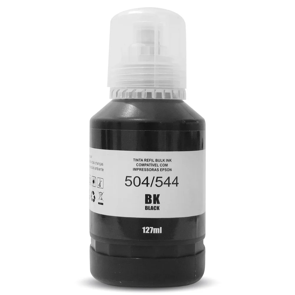Refil Tinta Preta Epson 504544 KaBuM