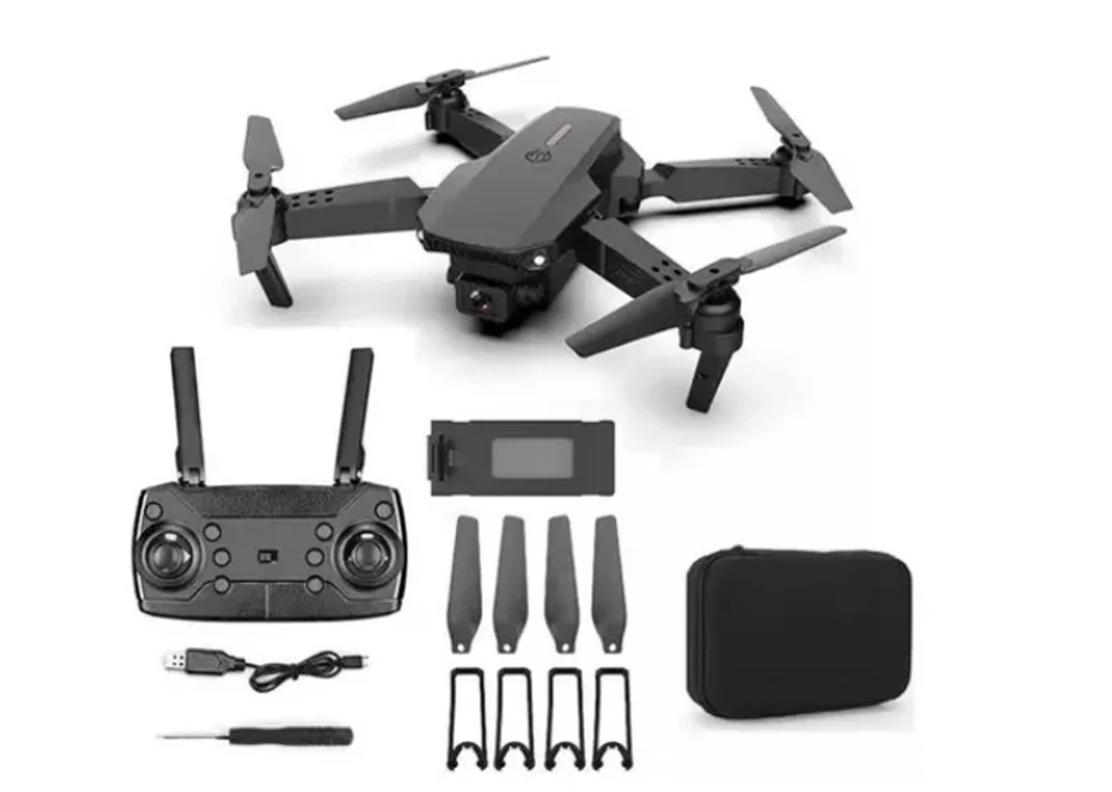 Mini Drone E99 Pro Obstacle 4k Dual Camera KaBuM