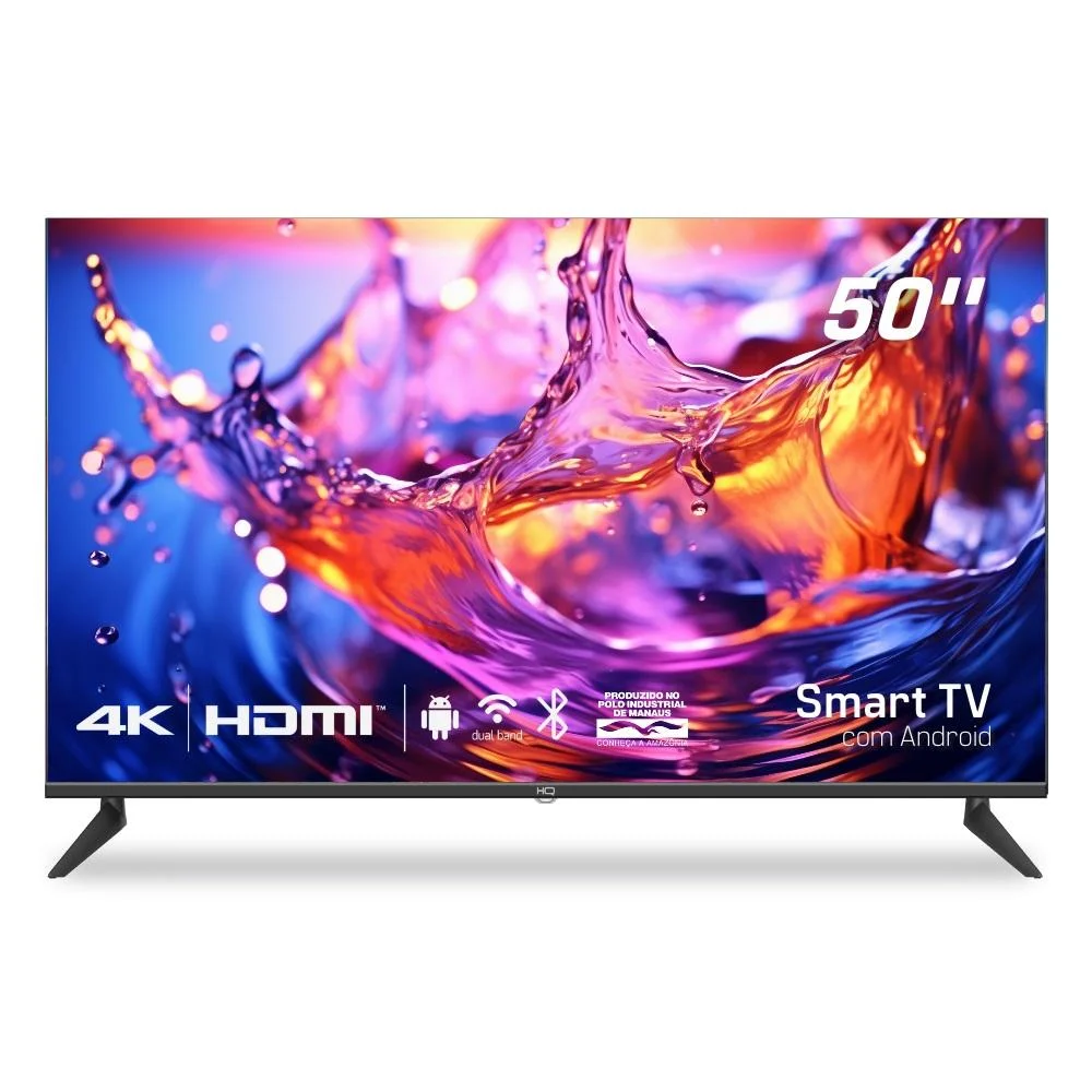 Smart TV 50 Polegadas HQ KaBuM
